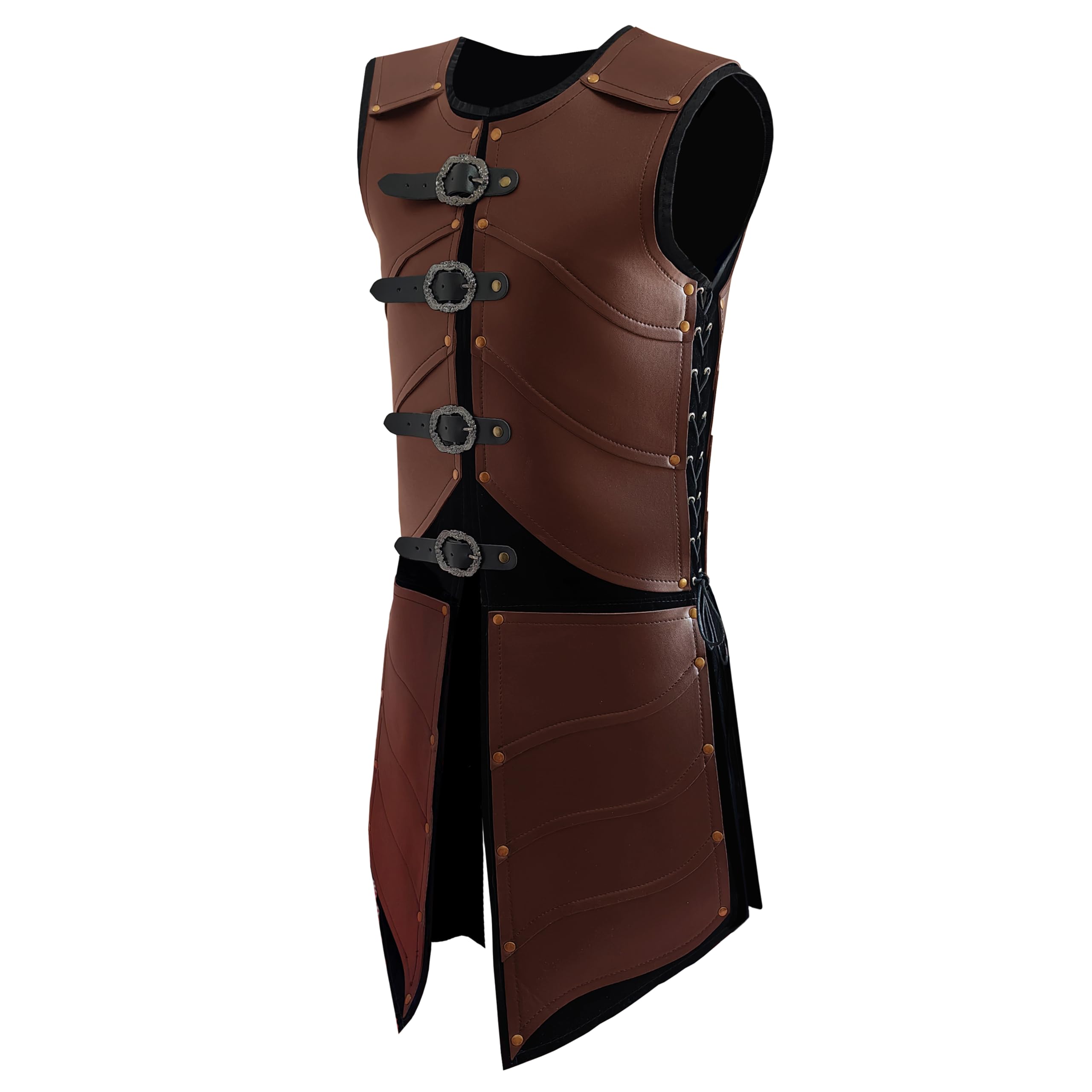 Deluxe Medieval Chest Armor Viking Warrior Adjustable Leather Armour B ...
